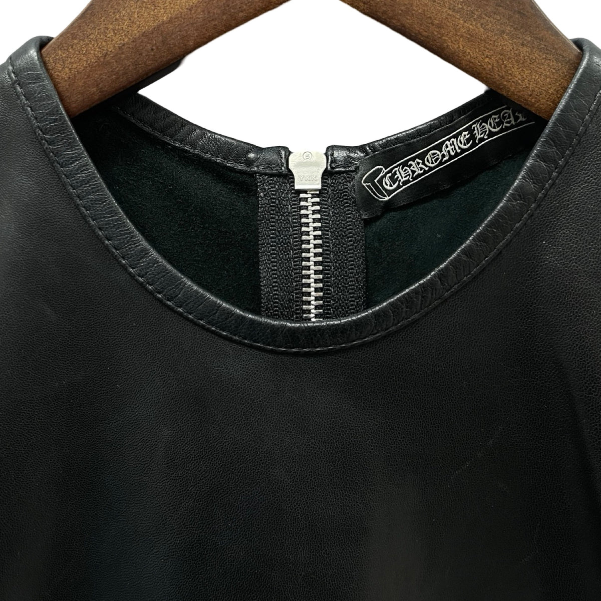 CHROME HEARTS Paper Chain Zip Up Leather Vest Size S – MEMENTOS ONLINE SHOP