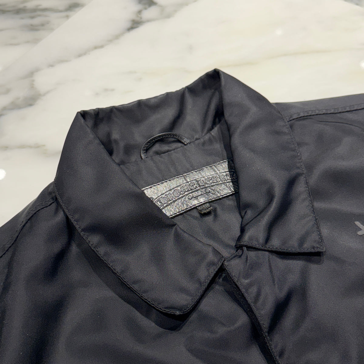 CHROME HEARTS RIGGINS FBRC English Print Nylon Coach Jacket Size M クロム ...