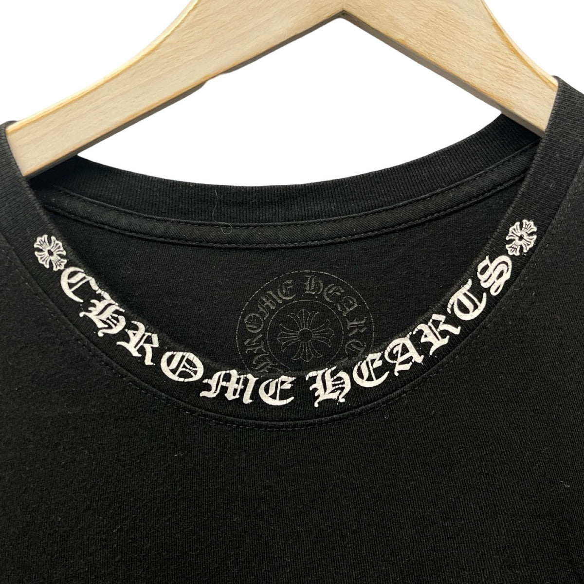 CHROME HEARTS Back Cross Neck Logo Tee Size L – MEMENTOS ONLINE SHOP