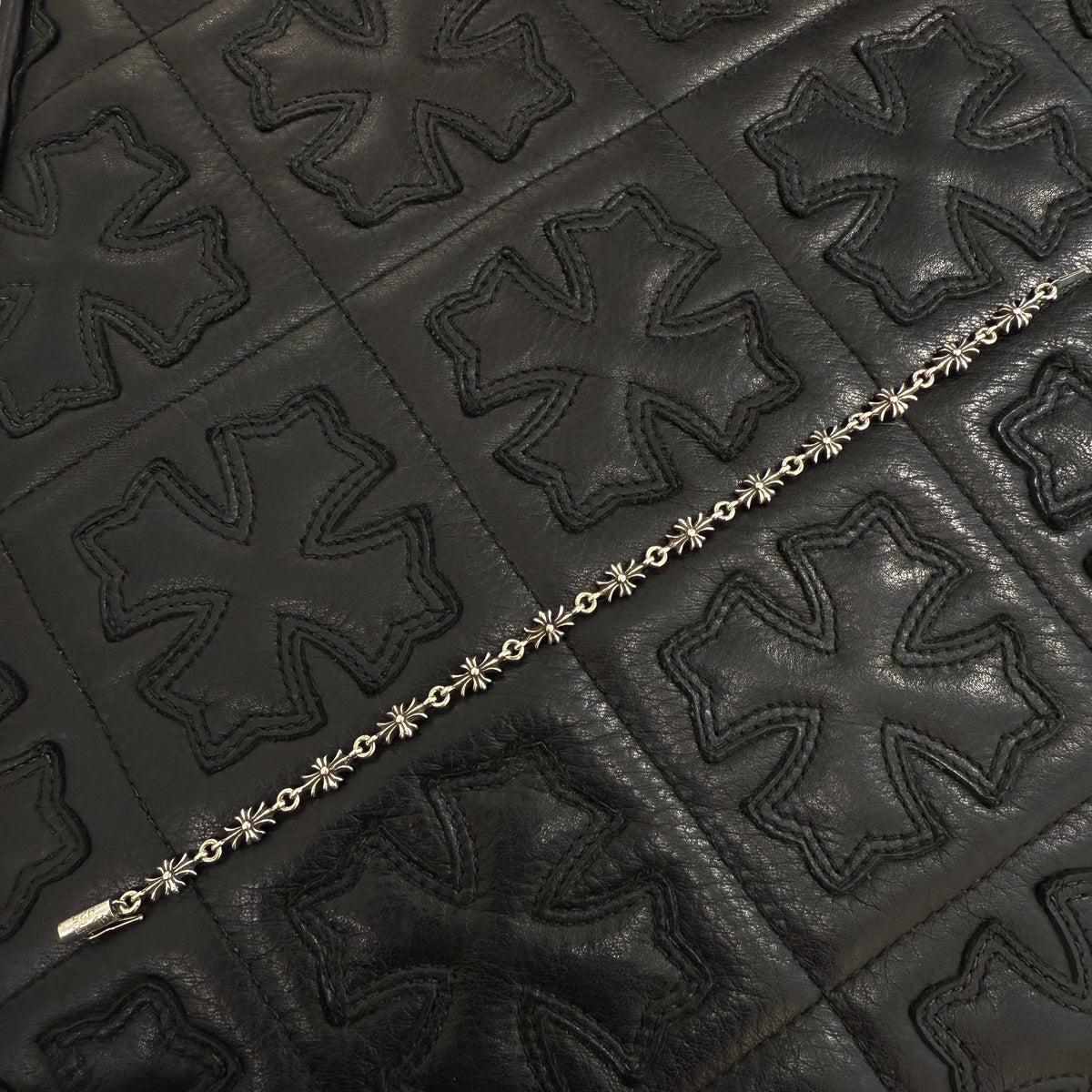 CHROME HEARTS Tiny E CH Plus Bracelet 13 LINK クロムハーツ タイニーE CHプラス ブレスレッ ...