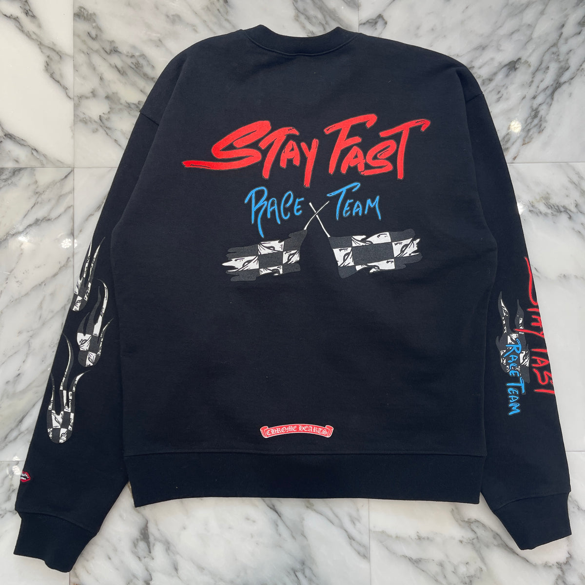 CHROME HEARTS × MATTY BOY PPO STAY FAST RACE TEAM Sweatshirt Size S クロ ...