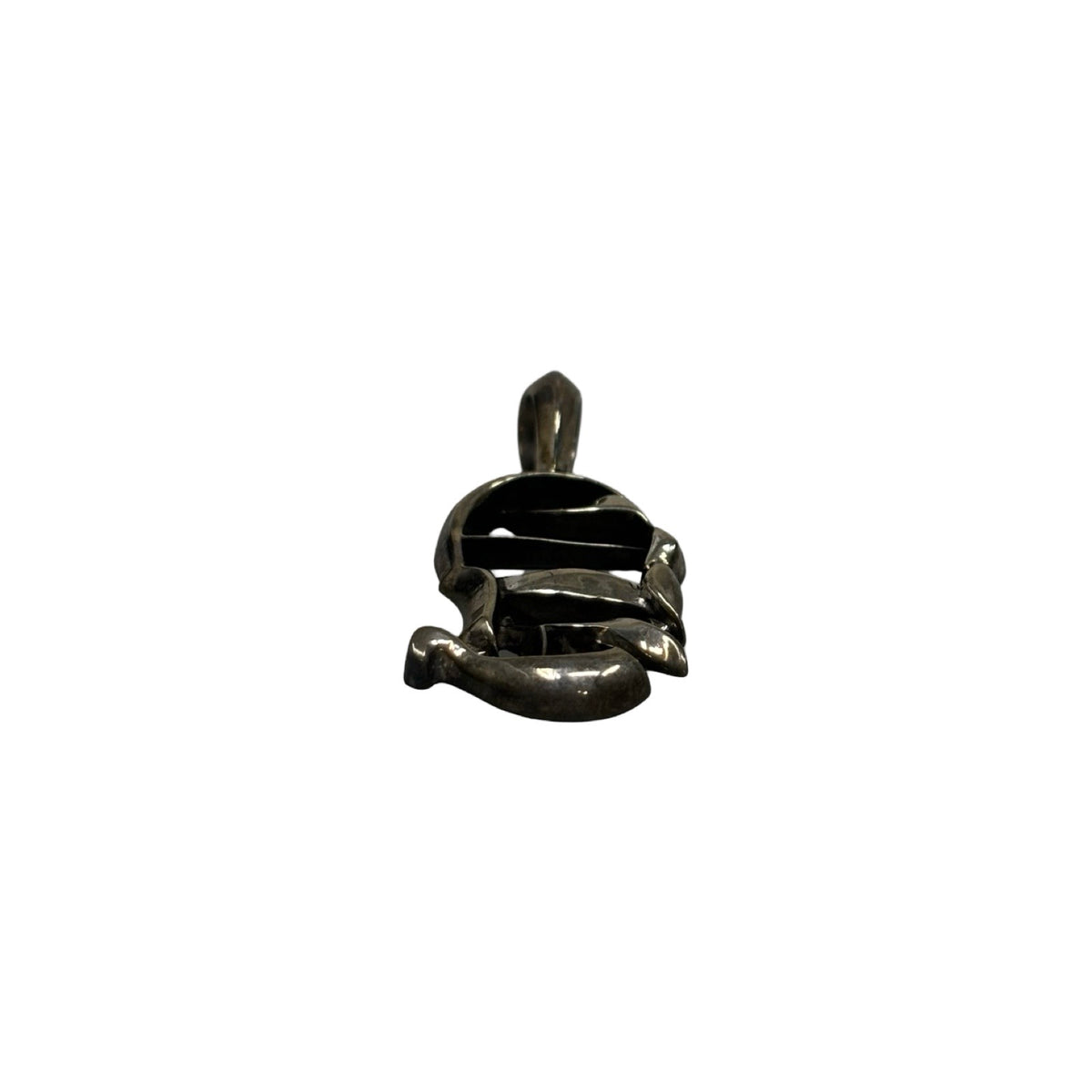 CHROME HEARTS CHARM CH VERTICAL LOGO Shilver Necklace Top – MEMENTOS ...