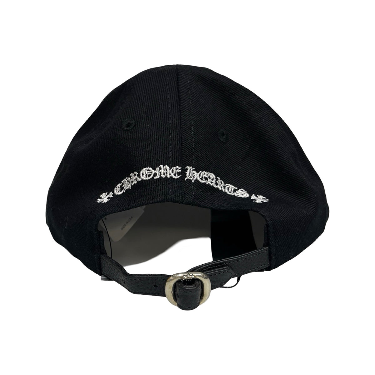 CHROME HEARTS × MATTY BOY Chomper Patch Leather Belt Trucker Cap ...